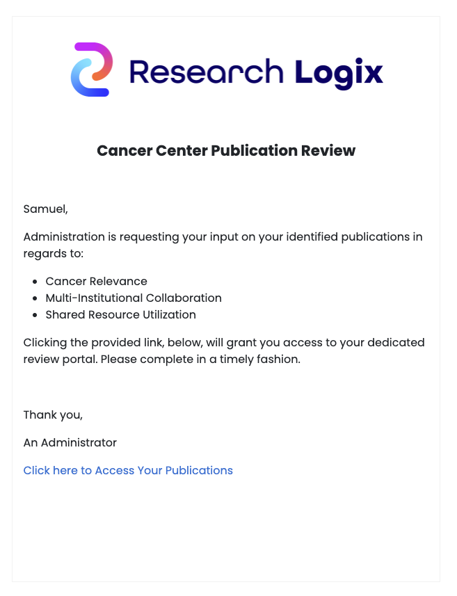Author Publication Solicitation & Review – Research Logix